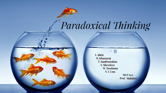 Paradoxical Thinking by Ihab Alteir on Prezi
