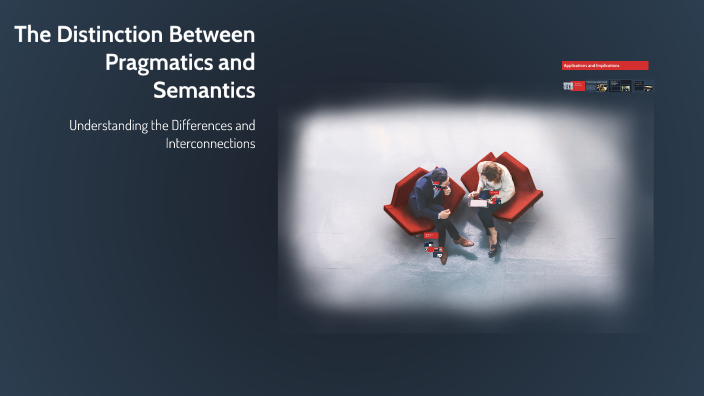 The Distinction Between Pragmatics and Semantics by Joezel Salica on Prezi
