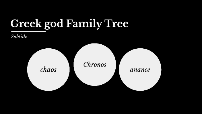Greek god family tree by Anthony Watson on Prezi