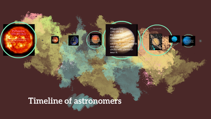 Timeline of influential astronomer by Michael Scott on Prezi
