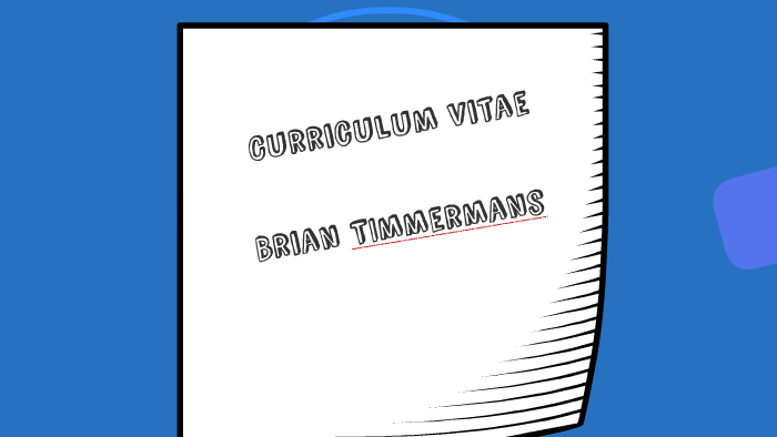 Personalia by brian timmermans on Prezi