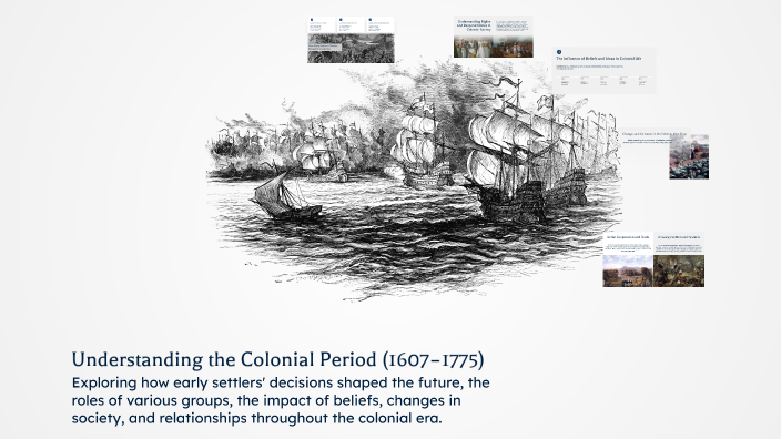 Understanding the Colonial Period (1607–1775) by John Wick on Prezi