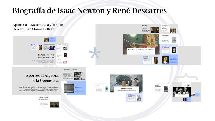 Biografía de Isaac Newton y René Descartes by Deiver Elian Muñoz ...