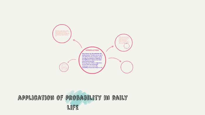 application of probability in daily life by ammu anju on Prezi