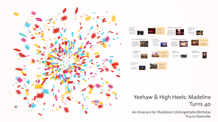 Yeehaw & High Heels: Madeline Turns 40 by Jacqueline Smolyar on Prezi