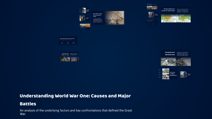 Understanding World War One: Causes and Major Battles by Sultan N on Prezi