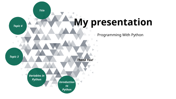Programming With Python by Abhi Shek on Prezi