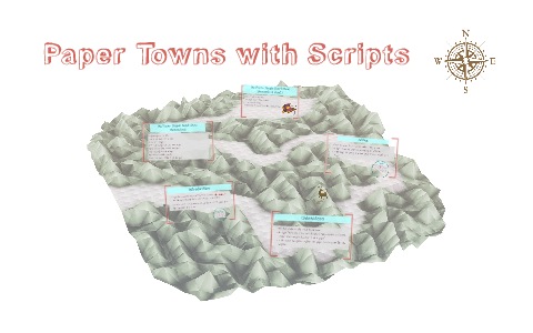 Paper Towns with Scripts by Alexa Chiolino on Prezi