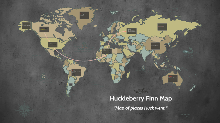 Huckleberry Finn Map by Ak Daniel on Prezi