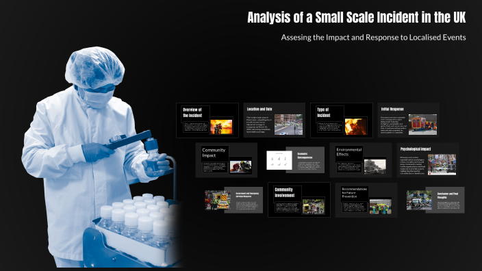 Find a small scale incident in the UK and make a presentation by Mr ...