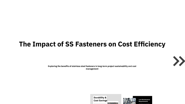 The Impact of SS Fasteners on Cost Efficiency by Rebolt Fastener on Prezi