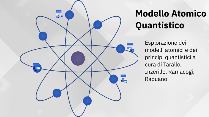 Modello Atomico Quantistico by Roberto Ramacogi on Prezi