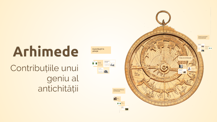 Arhimede by Irina Covercă on Prezi