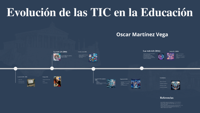 Evolución de las TIC en Educación by Oscar Martinez Vega on Prezi