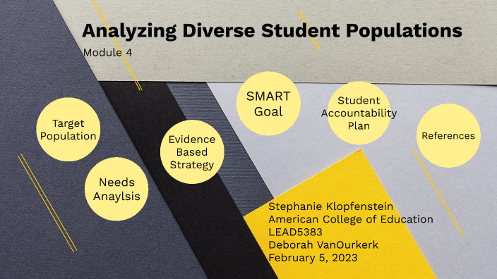 Module 4: Analyzing Diverse Student Populations by Stephanie ...