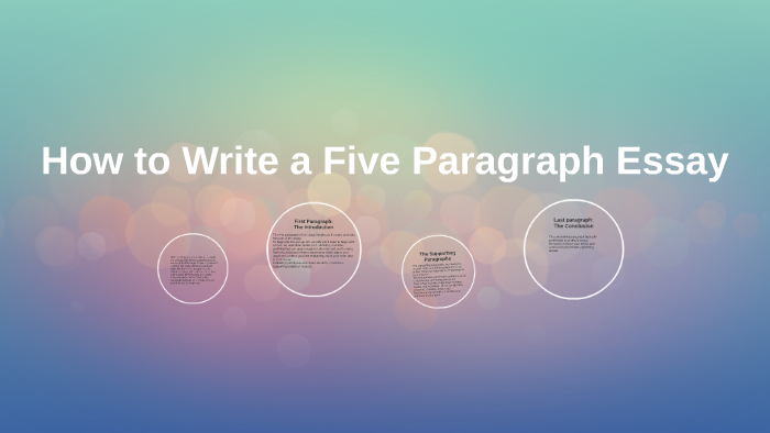 How to Write a Five Paragraph by Cassie Bo on Prezi