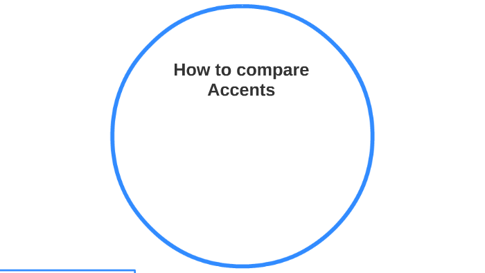 How to compare Accents by on Prezi