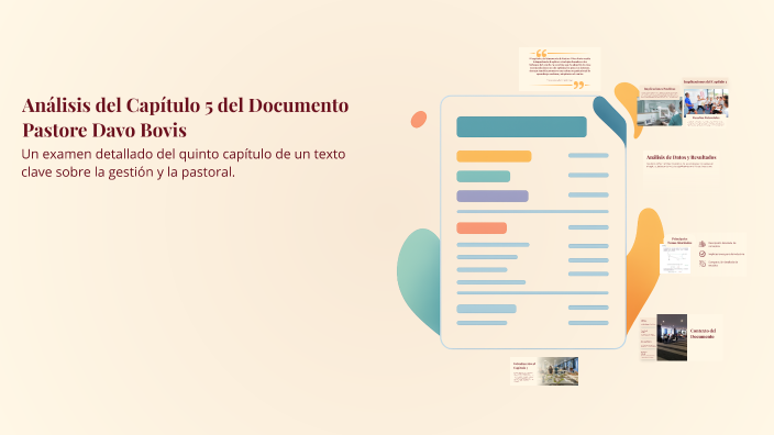 Análisis del Capítulo 5 del Documento Pastore Davo Bovis by HUGO ...