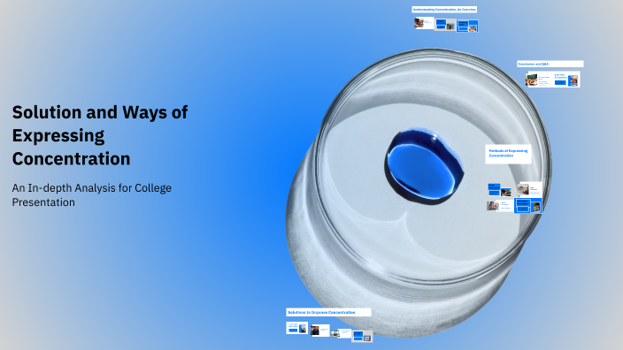 Solution and Ways of Expressing Concentration by Muskan Patel on Prezi
