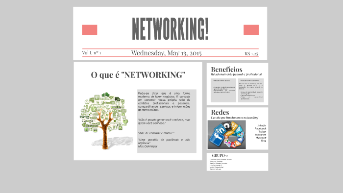 NETWORKING! by Jeniffer Ribeiro Amorim on Prezi
