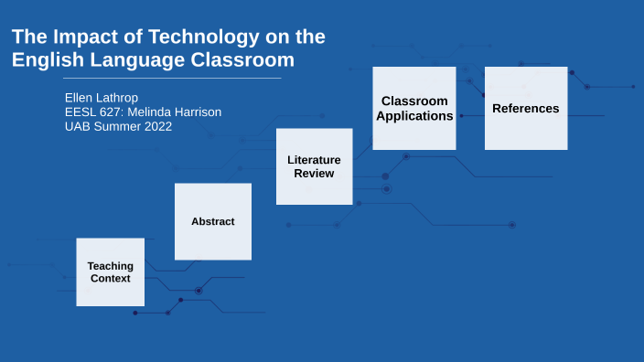The Impact of Technology on the Adult Learner and Second Language ...