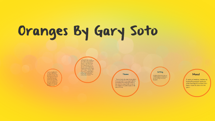 Oranges By Gary Soto by Victoria Myers on Prezi