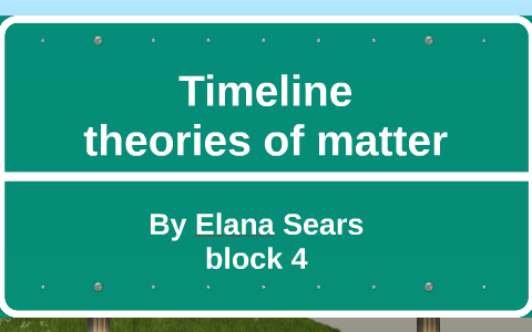 Theories of matter Timeline by Elana S on Prezi