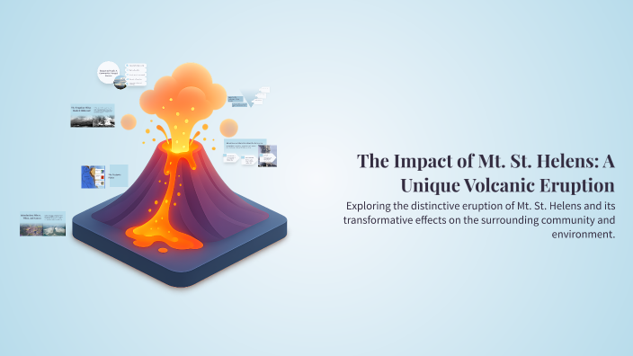 The Impact of Mt. St. Helens: A Unique Volcanic Eruption by The Goat on ...