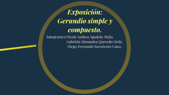 exposición gerundio simple y compuesto by Diego Fernando Sarmiento Cano ...