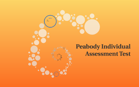 Peabody Individual Assessment Test by Adele Barton on Prezi