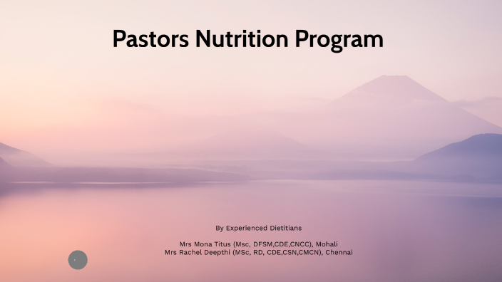 Pastors Nutrition Program by rachel deepth on Prezi