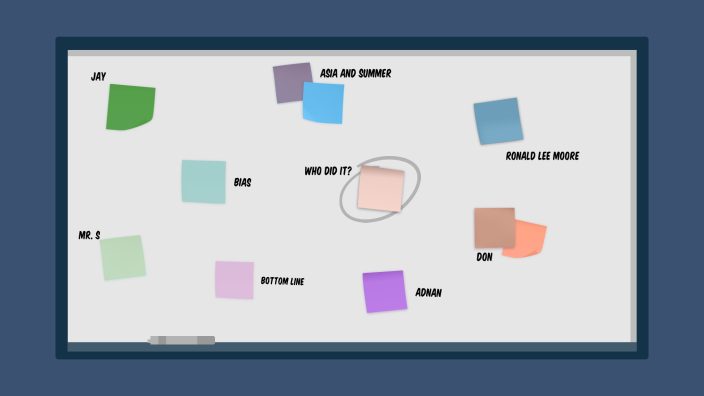 Serial Podcast Evidence Board by Anya Gerster on Prezi