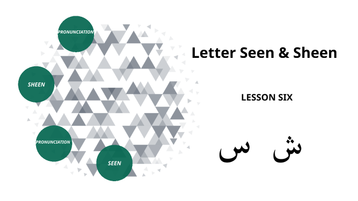 Letter Seen & Sheen by Afiz Musa on Prezi
