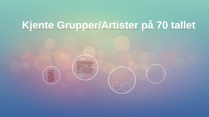 Kjente Grupper/Artister på 70 tallet by Daniel Rene Nilsen on Prezi