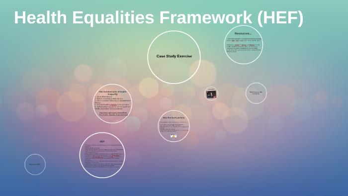 Health Equalities Framework (HEF) by G Wood on Prezi