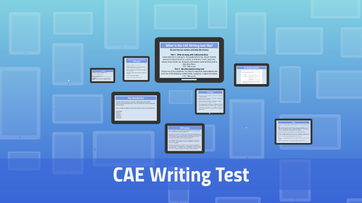 CAE writing test: The essay by Kerry Blewett on Prezi