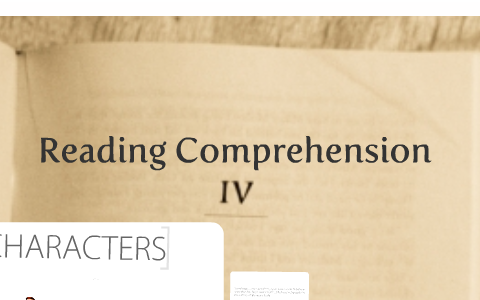 Reading Comprehension Introduction by Sara Galbraith on Prezi