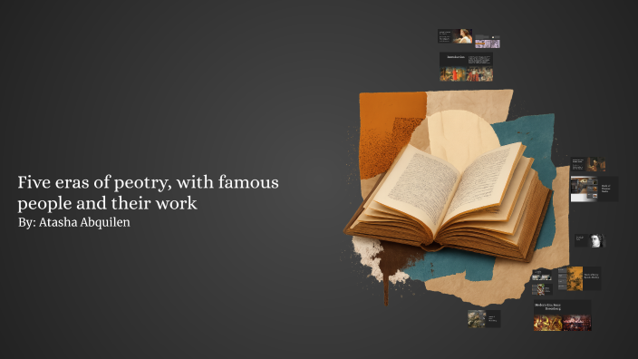 Exploring the Voices of Poetry: Five Iconic Poets Across Eras by RAISA ...