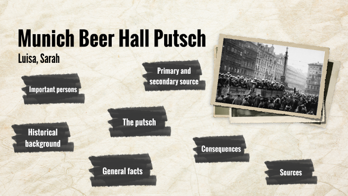 Munich Beer Hall Putsch by Sarah Löber on Prezi