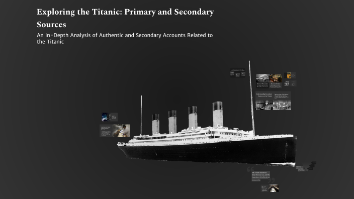 Exploring the Titanic: Primary and Secondary Sources by Karie Braca on ...