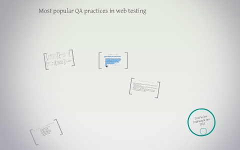 Most popular QA practics and common defects in web testing by Toni ...