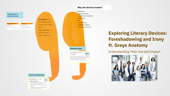 Exploring Literary Devices: Foreshadowing and Irony by Suselin Andrade ...