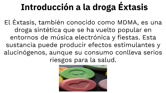 Presentacion sobre el Extasis by YAEL UZIEL on Prezi