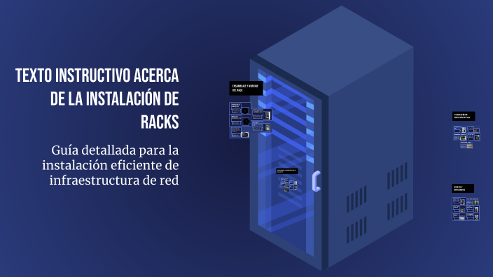 Texto instructivo acerca de la instalación de racks by Lautaro Gonzalez ...