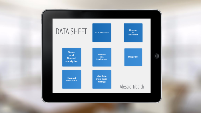 Decoder data sheet by Alessio Tibaldi on Prezi
