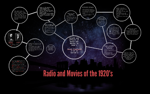 Growth and Effects of Radio and Movies in 1920's by Akeem Cranfield on ...