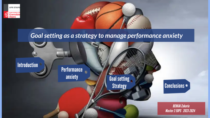 Goal setting as strategy to manage performance anxiety by Zakaria ...