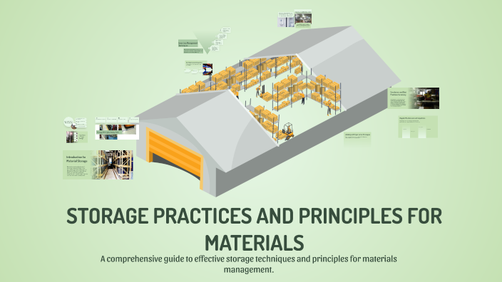 Best Practices and Principles for Material Storage by veyjie villasis ...