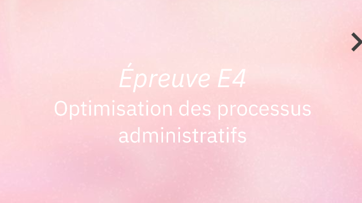Epreuve E4 OPA by CATTEAU Agathe on Prezi