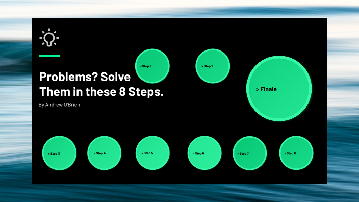 The 8 Steps of Design by Andrew O'Brien on Prezi